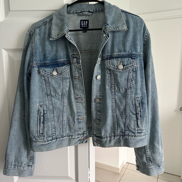 GAP | Jackets & Coats | Gap Cropped Icon Denim Jacket | Poshmark